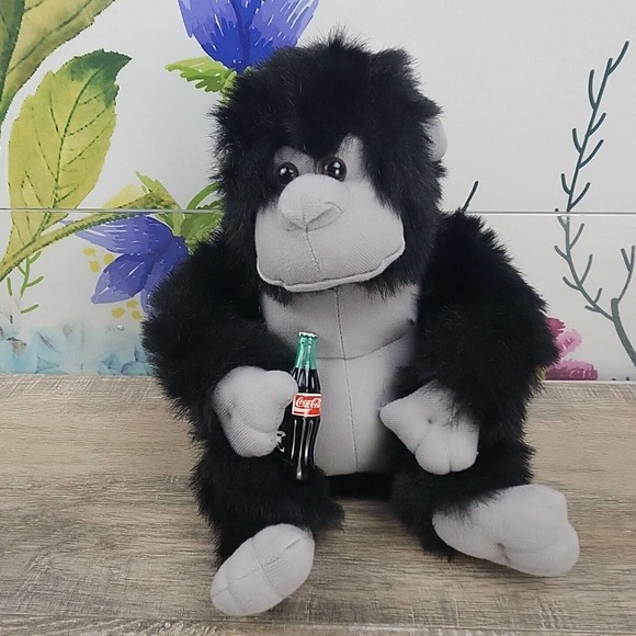 Coca Cola | Toys | Coca Cola Gorilla Plush Ape Monkey With Coke Bottle ...